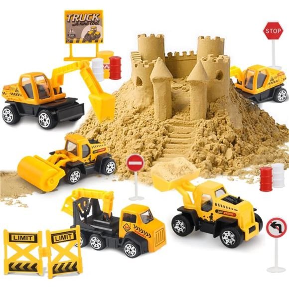 Toys | 28 Pcs Construction Toys Construction Cake Topper Small ...
